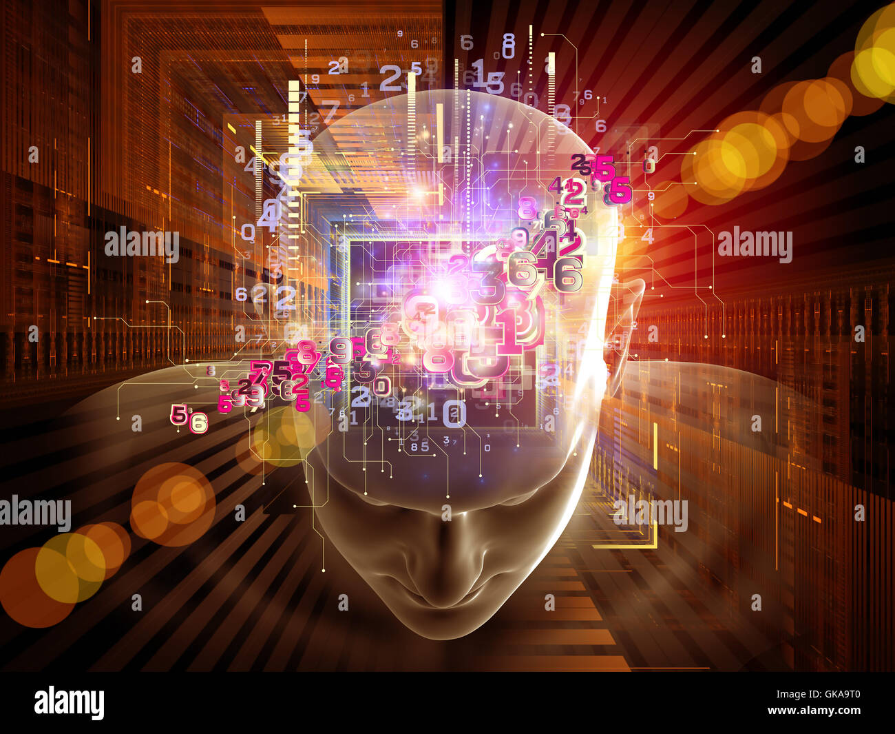 calculation art composition Stock Photo - Alamy