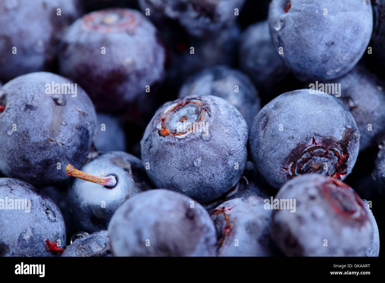 blue food aliment Stock Photo - Alamy