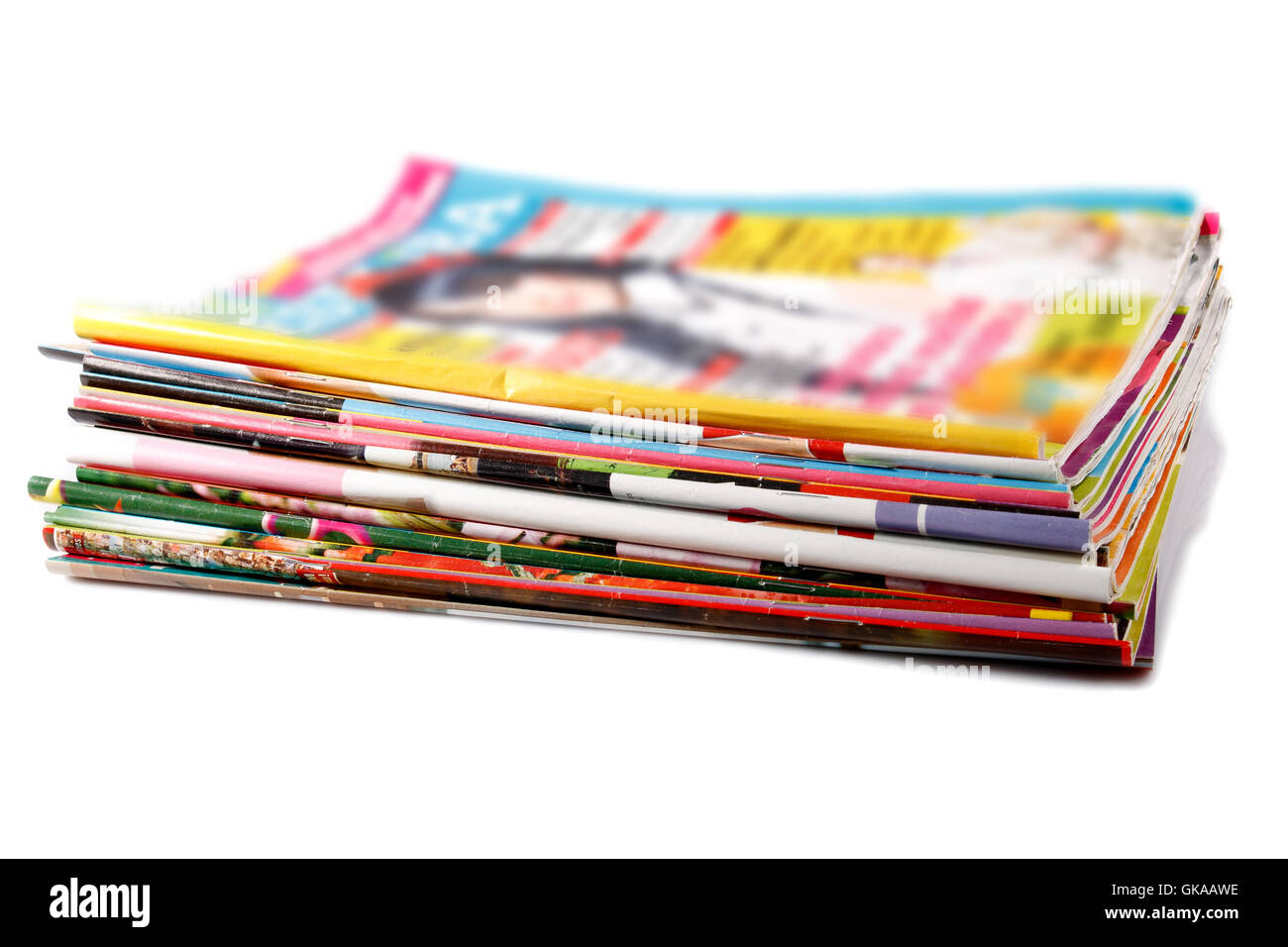 newspaper journal objects Stock Photo - Alamy
