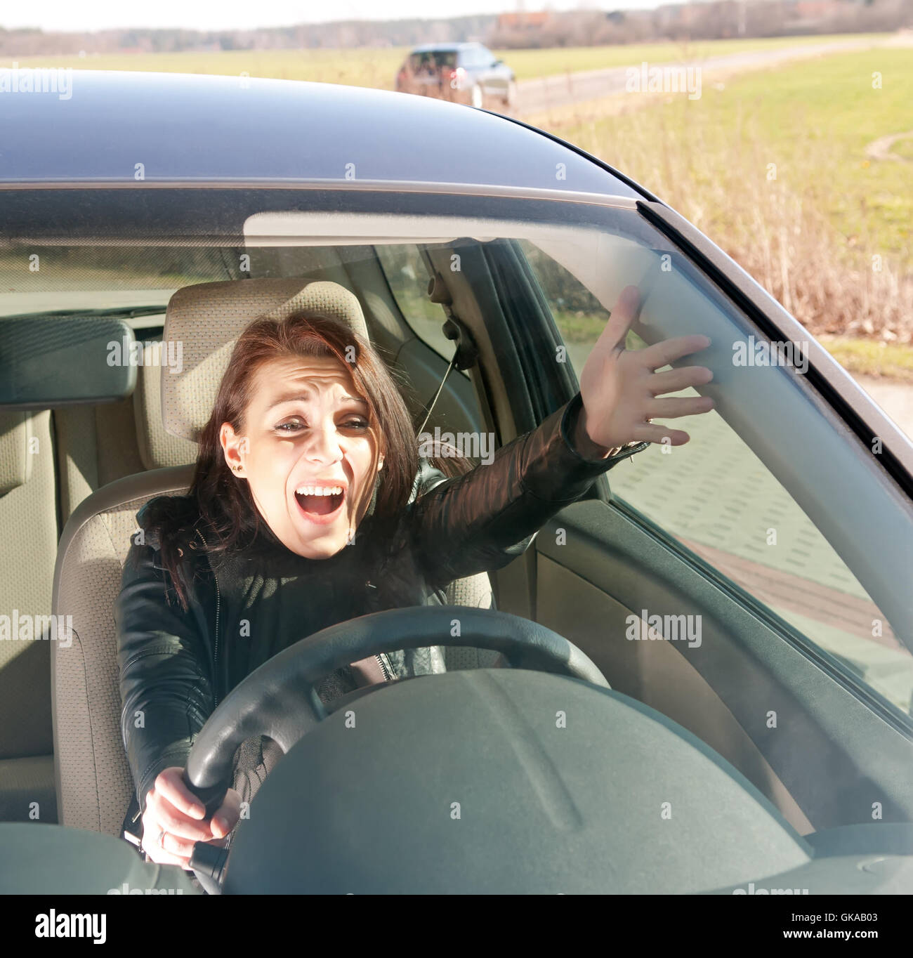 Angry motorist hi-res stock photography and images - Alamy
