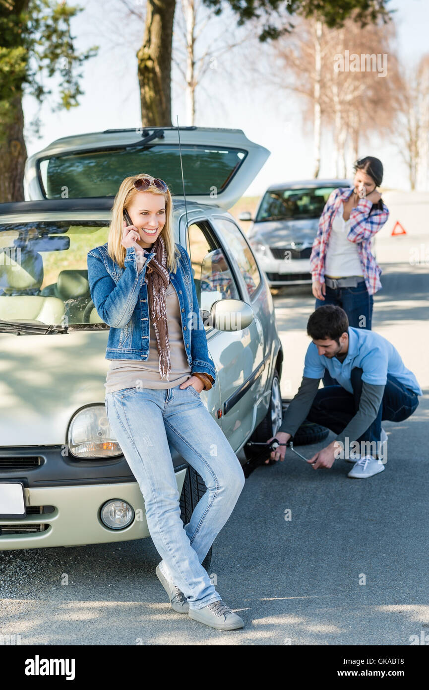 woman women traffic Stock Photo - Alamy
