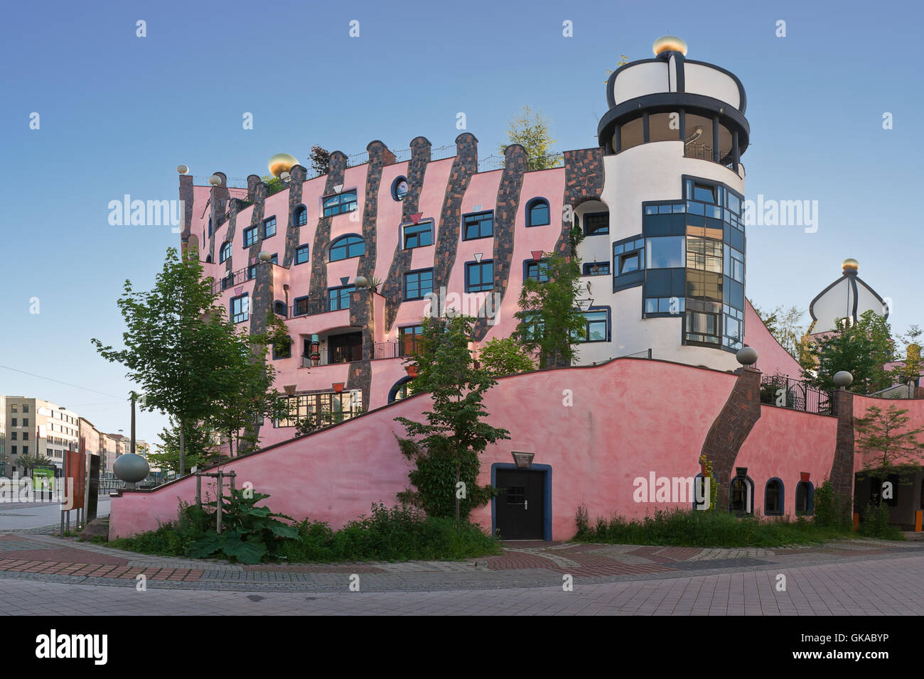house building art Stock Photo - Alamy