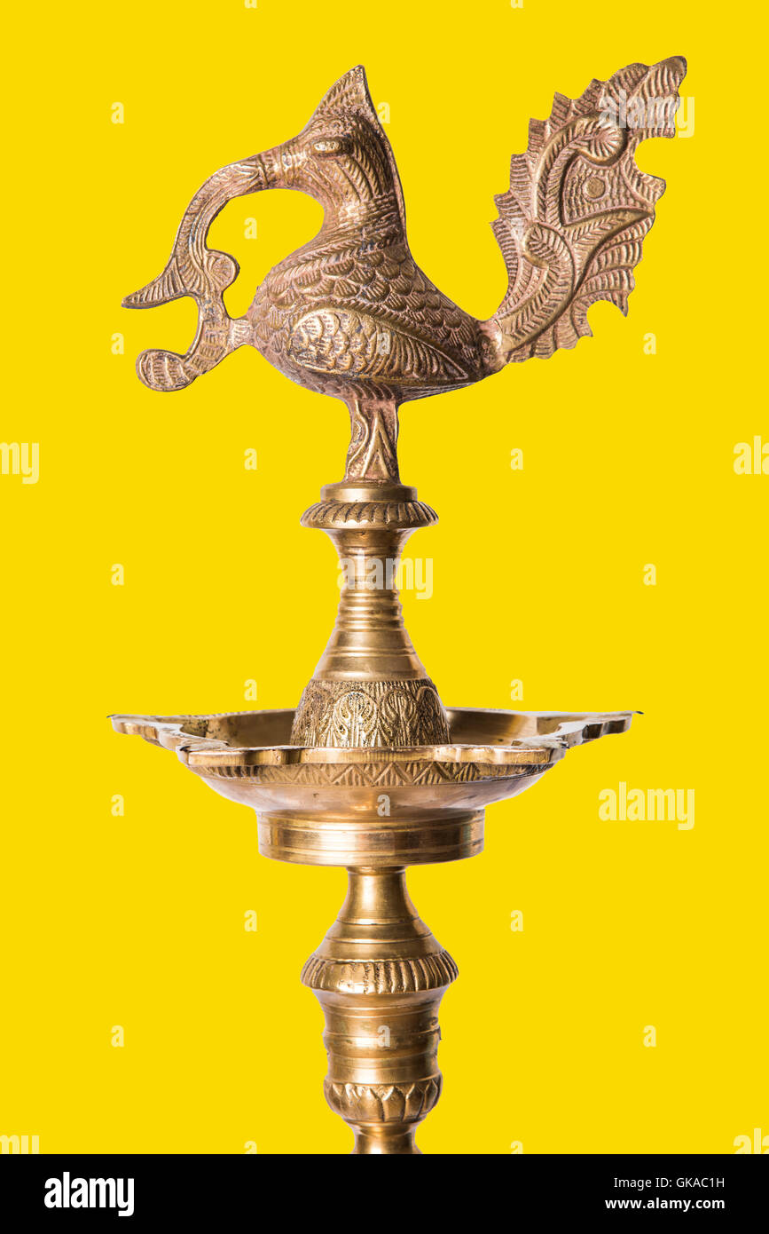 Indian traditional samai metal diya hi-res stock photography and images ...