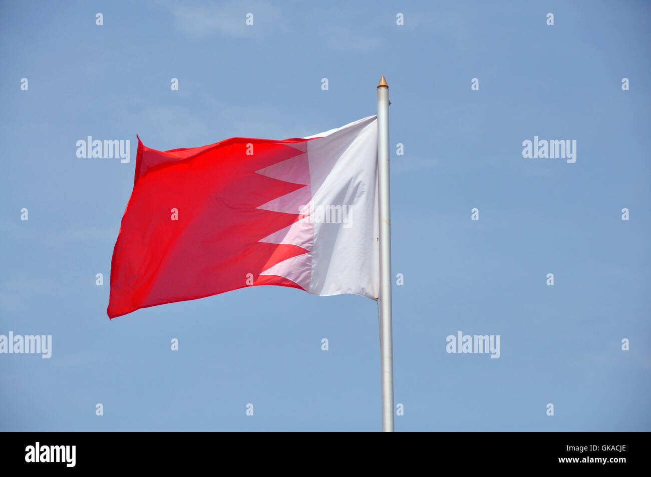 Bahraini flag waving hi-res stock photography and images - Alamy