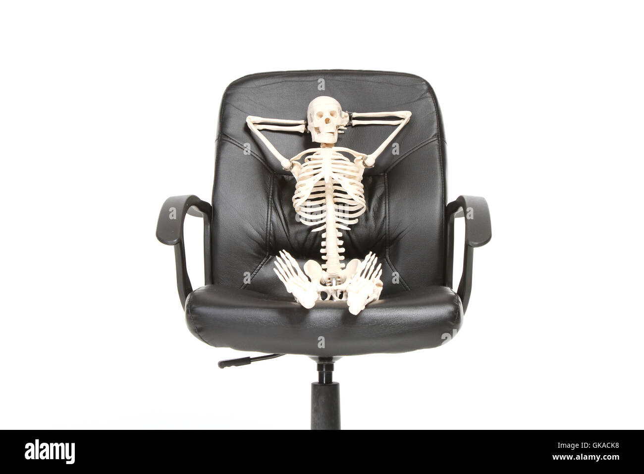 Skeleton sitting chair hi-res stock photography and images - Alamy