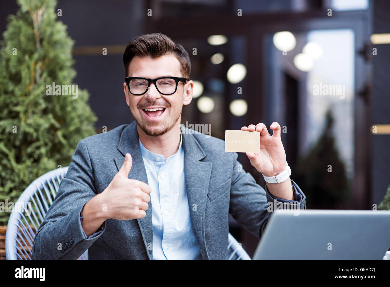 Overjoyed glasses hi-res stock photography and images - Alamy