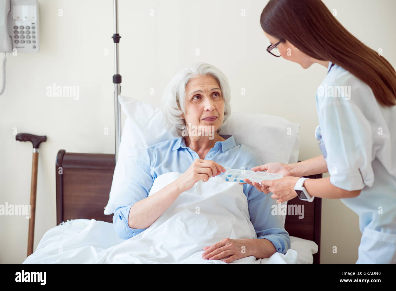 Doctor doing her job Stock Photo - Alamy
