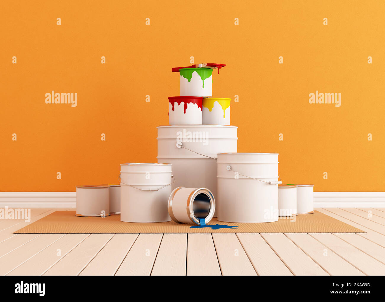 colour room interior Stock Photo - Alamy