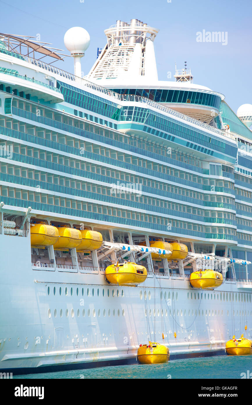 cruise boat rowing boat Stock Photo - Alamy
