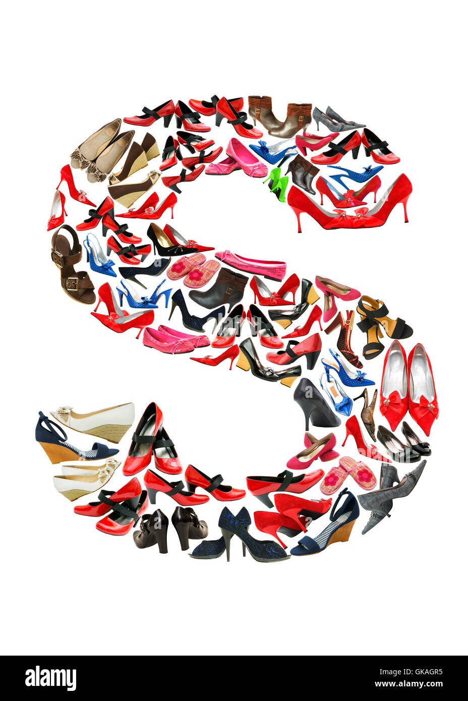 Up high view woman Cut Out Stock Images & Pictures - Alamy