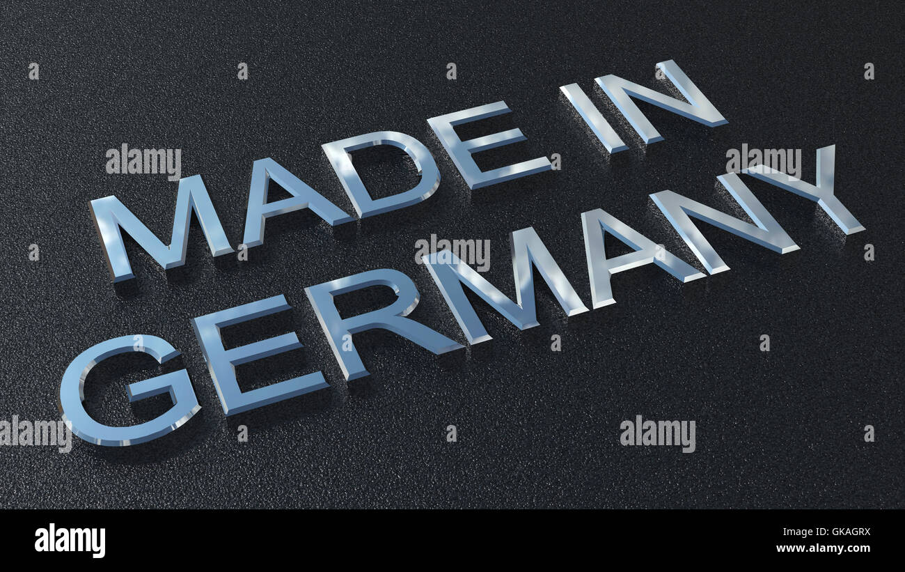 made in germany - text concept Stock Photo - Alamy