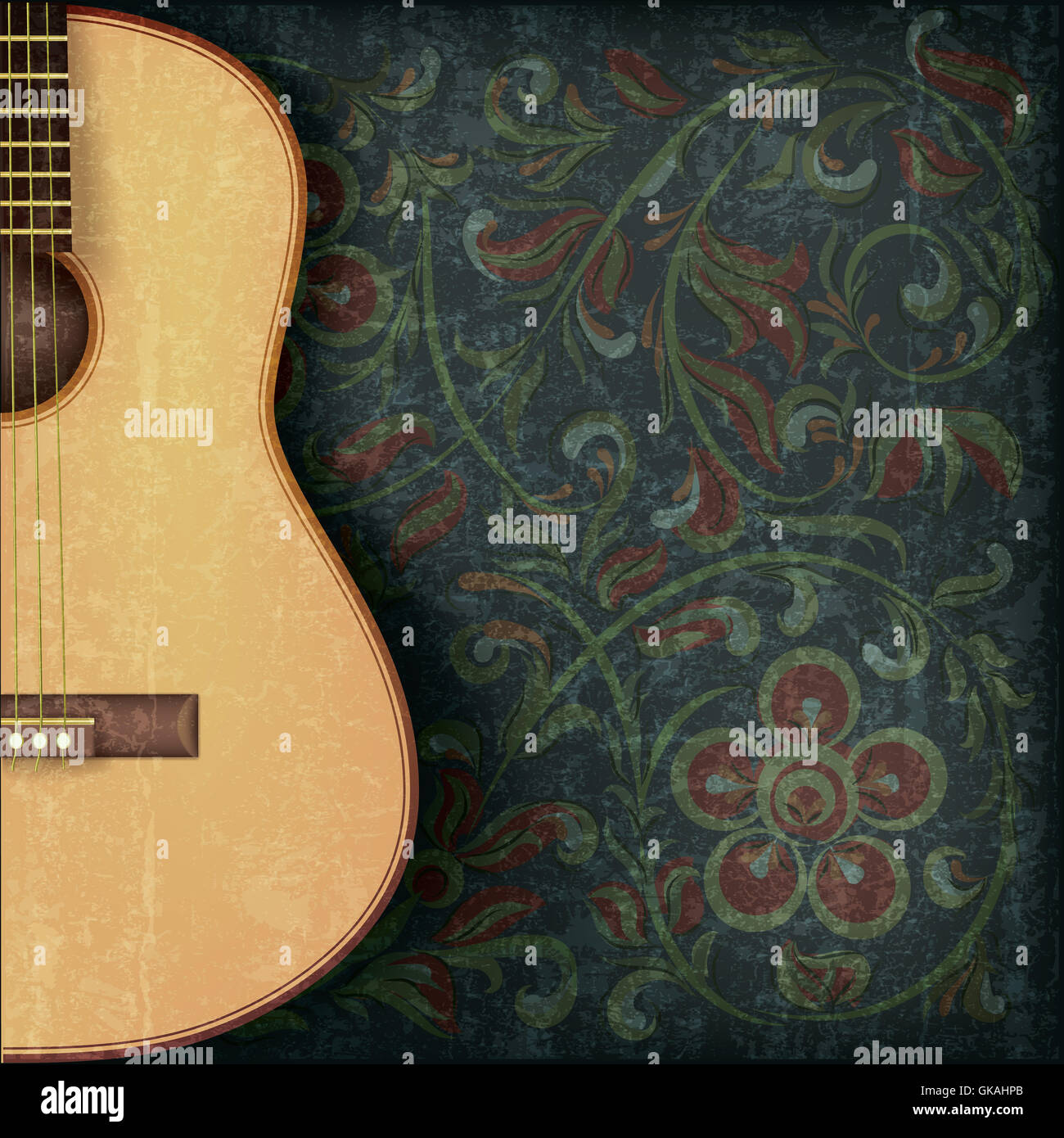 music musical guitar Stock Photo - Alamy