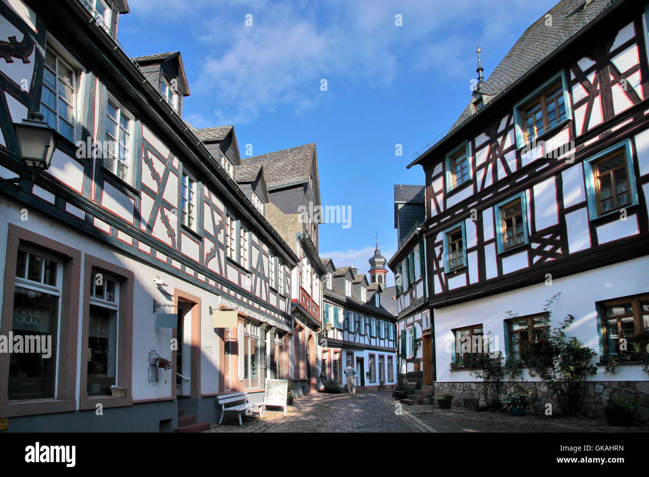 old town of eltville Stock Photo - Alamy