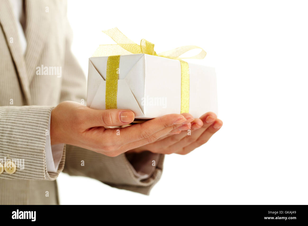 present hand finger Stock Photo - Alamy