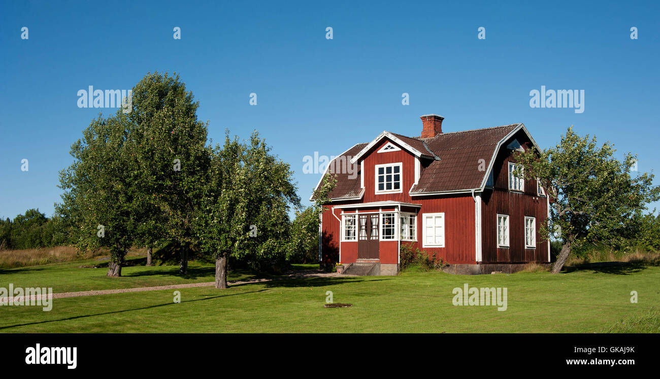 house building tree Stock Photo - Alamy