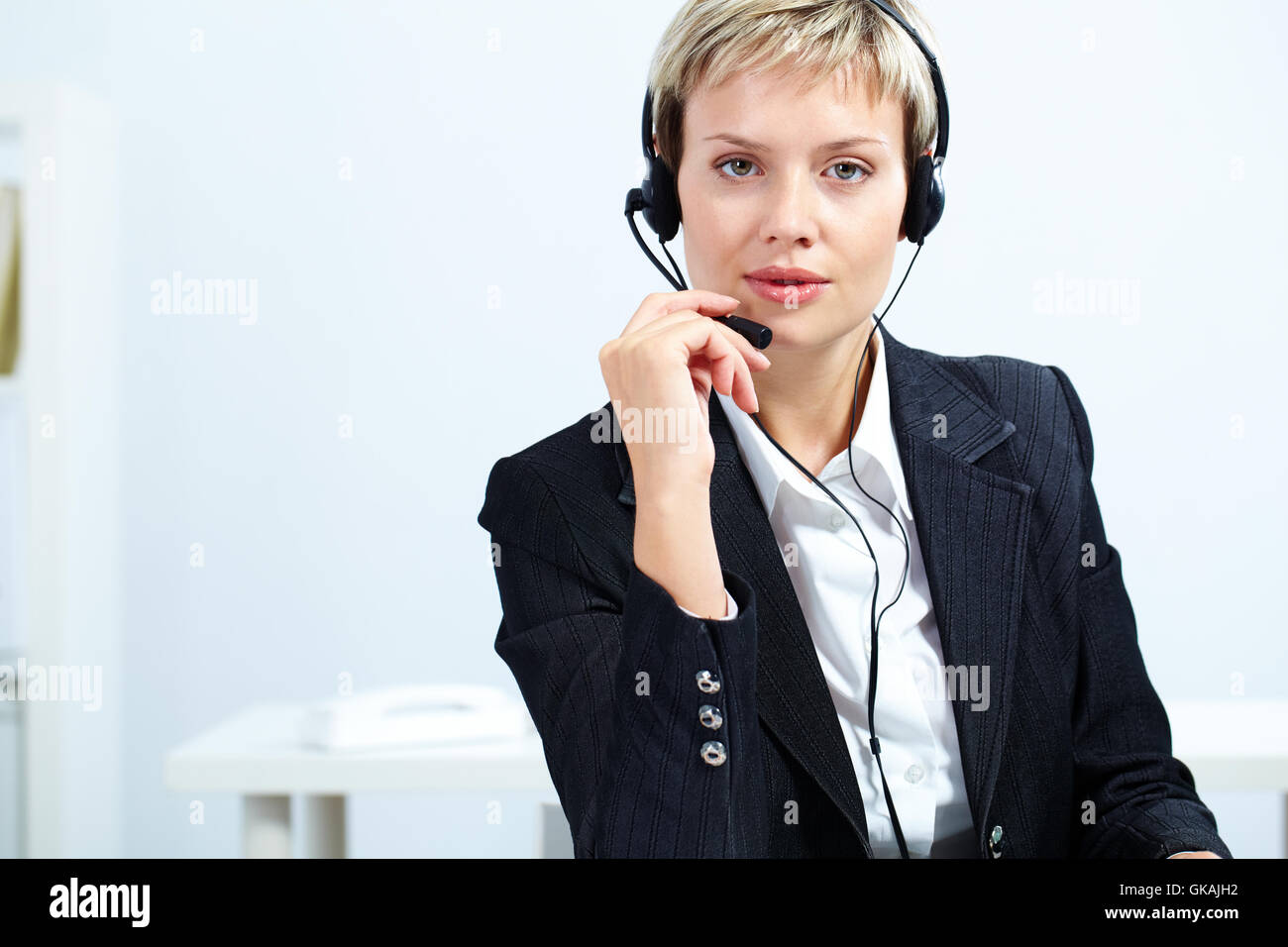 woman telephone phone Stock Photo - Alamy