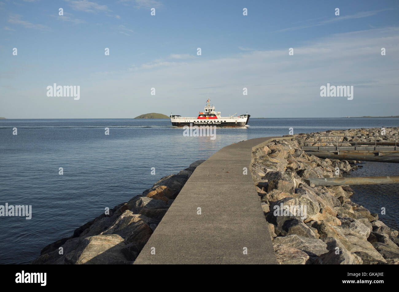Calmac ferry at Eriskay in the Outer Hebrides Stock Photo - Alamy