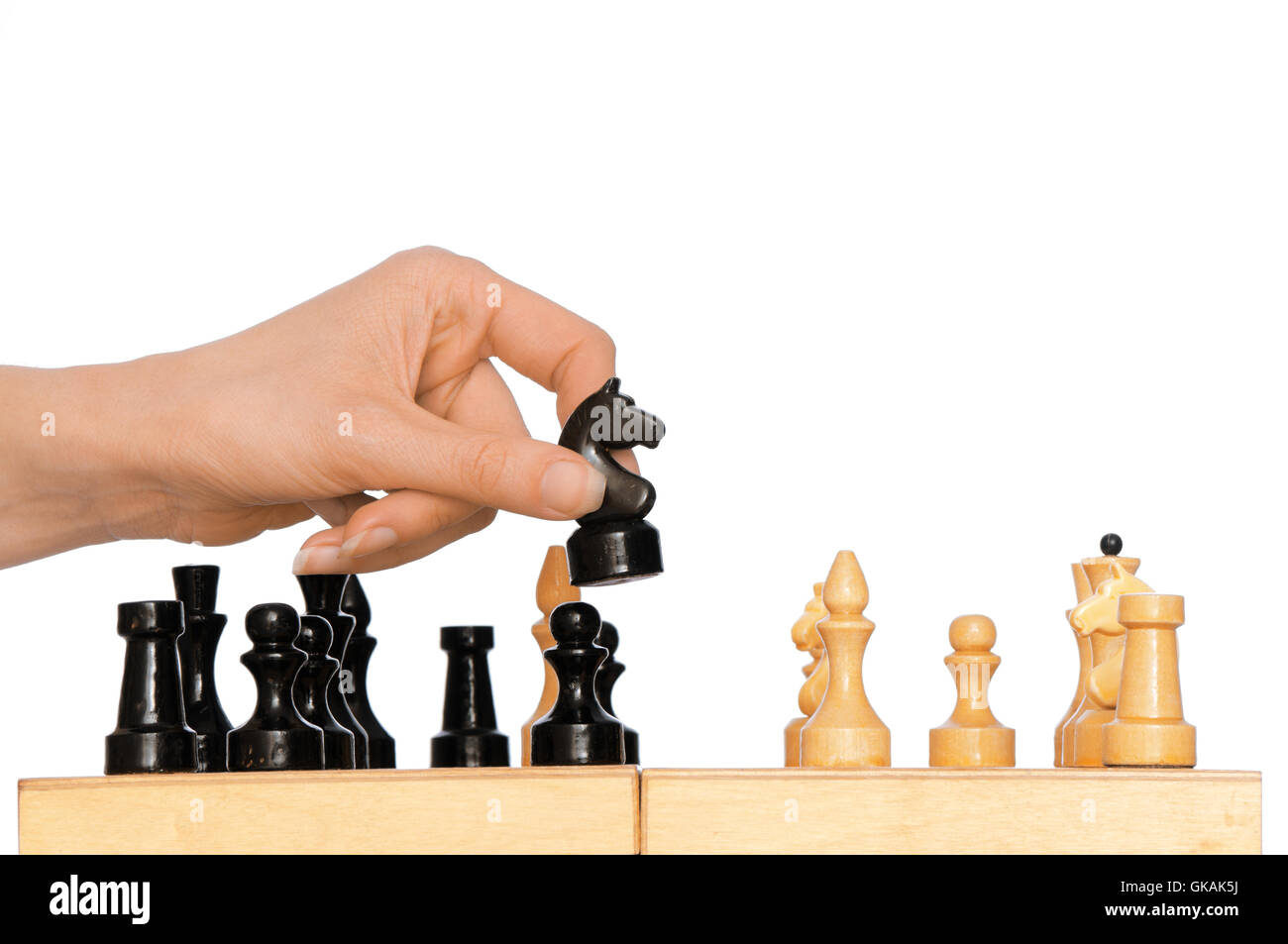 hand strategy wood Stock Photo - Alamy