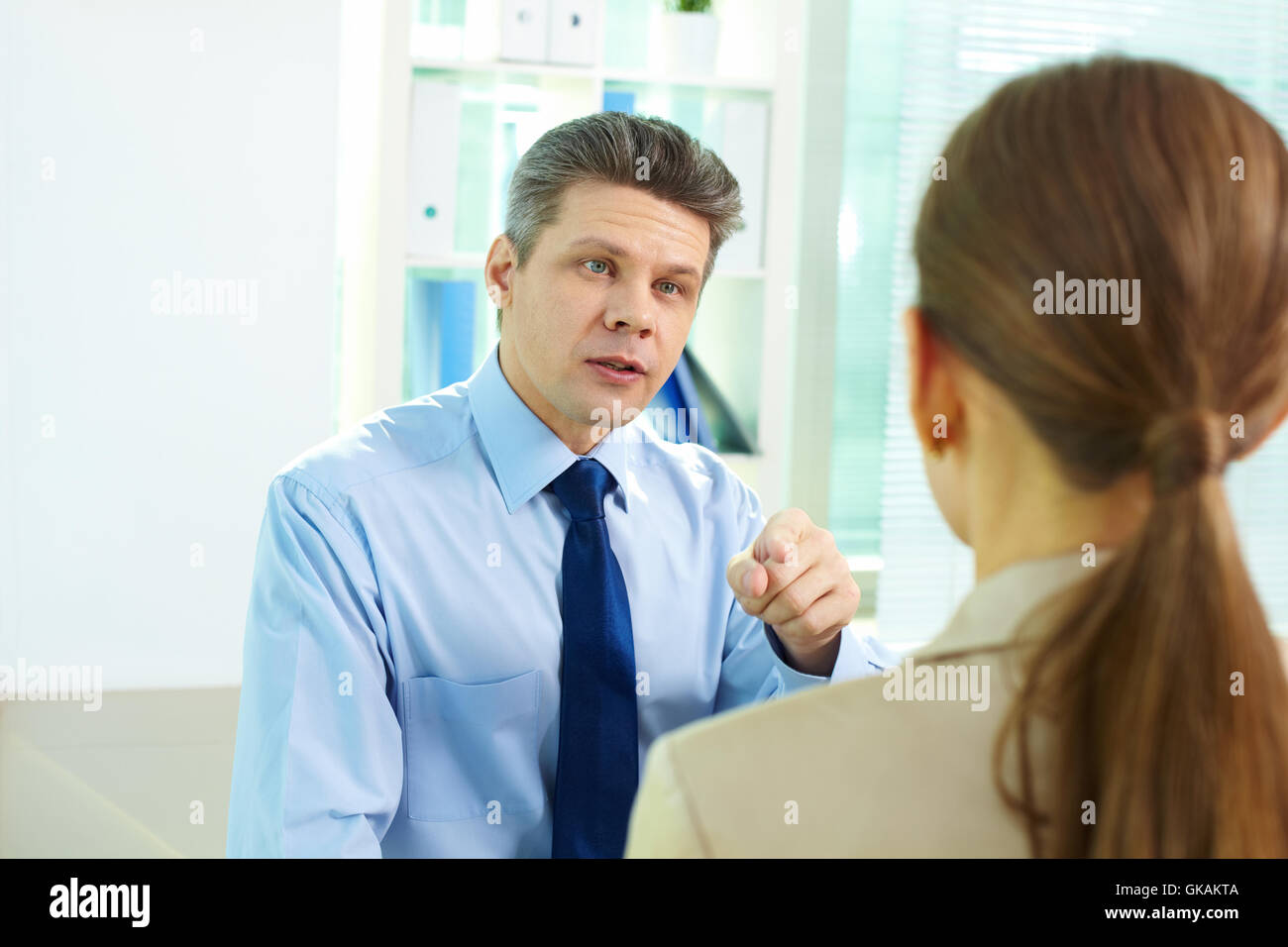 People accusing mature woman hi-res stock photography and images - Alamy