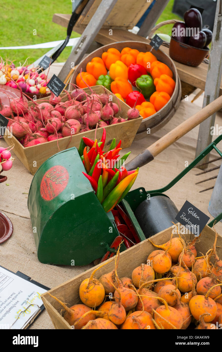 Vegetables display show veg hi-res stock photography and images - Alamy