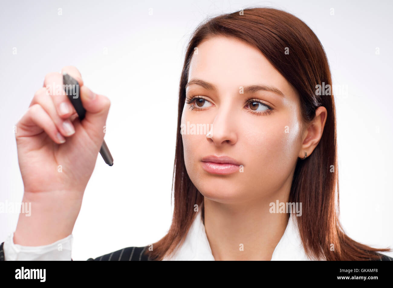 woman hand write Stock Photo - Alamy