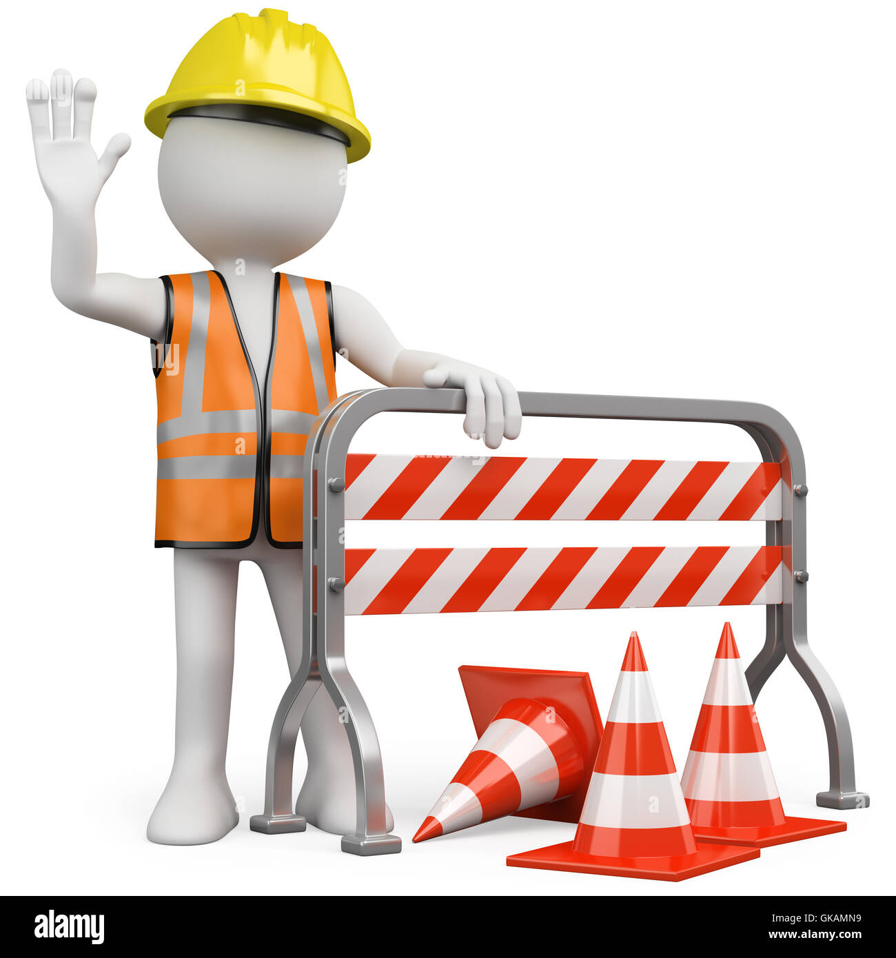 sign signal wait Stock Photo - Alamy