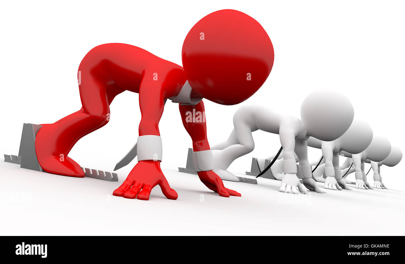 Running man focused on knee hi-res stock photography and images - Alamy