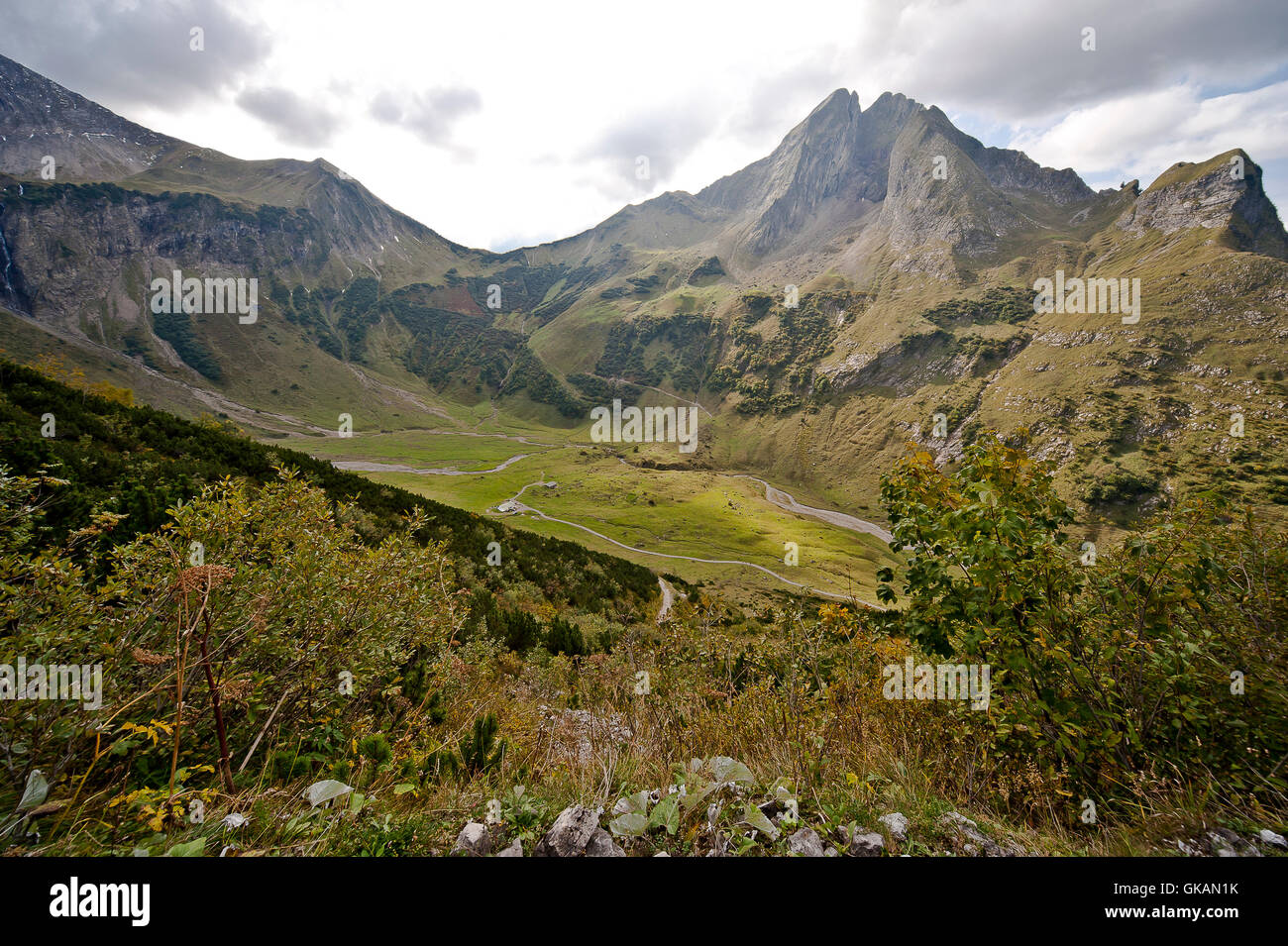 alps allgau fall Stock Photo - Alamy