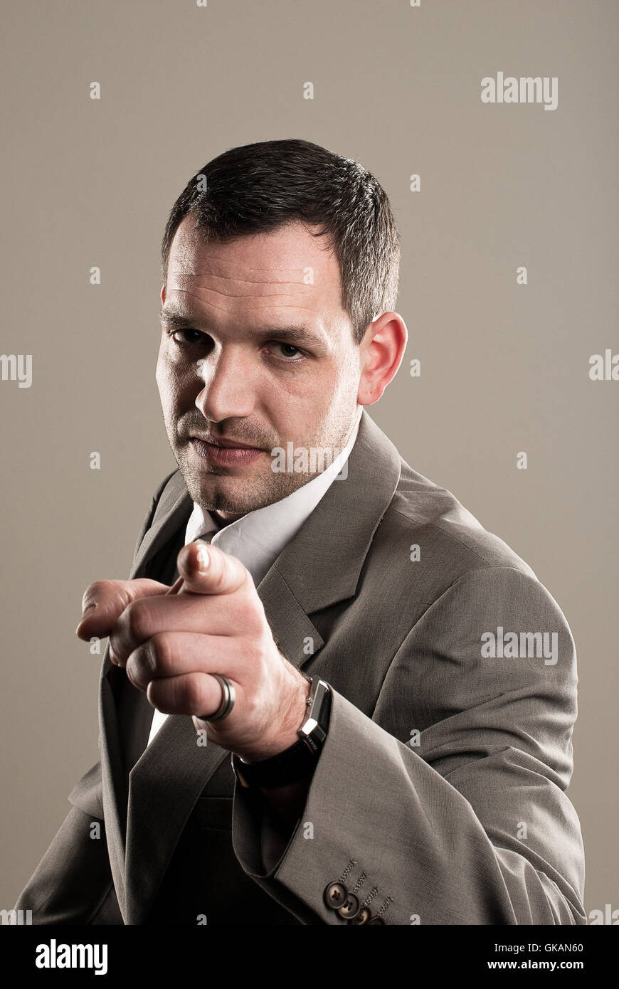 indicate show finger Stock Photo - Alamy