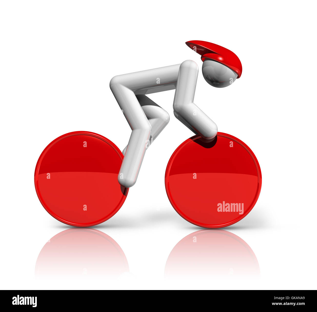 Stick figure cycling hi-res stock photography and images - Alamy