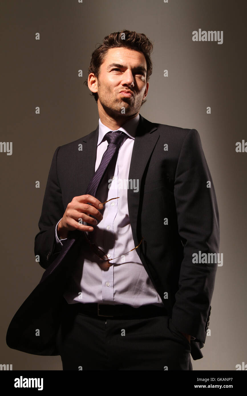 man in suit Stock Photo - Alamy