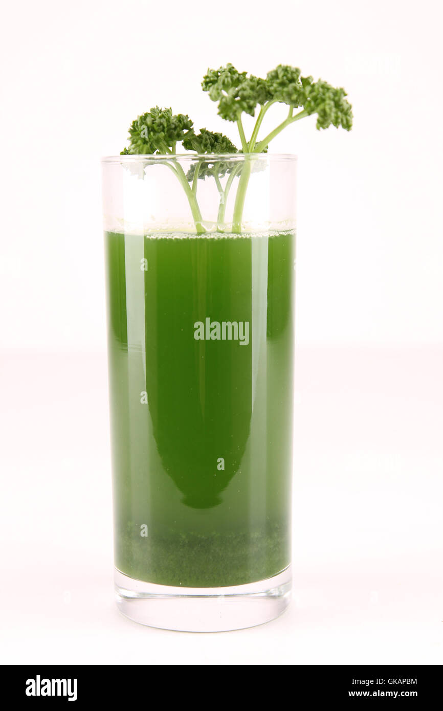 Fresh herb vegetable juice hi-res stock photography and images - Alamy
