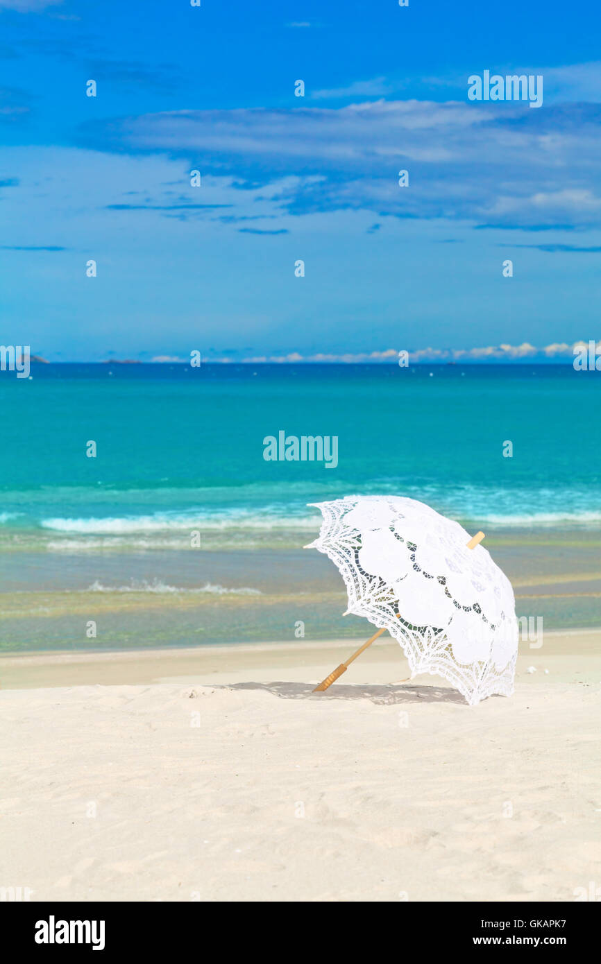 Bright coloured seaside view hi-res stock photography and images - Alamy