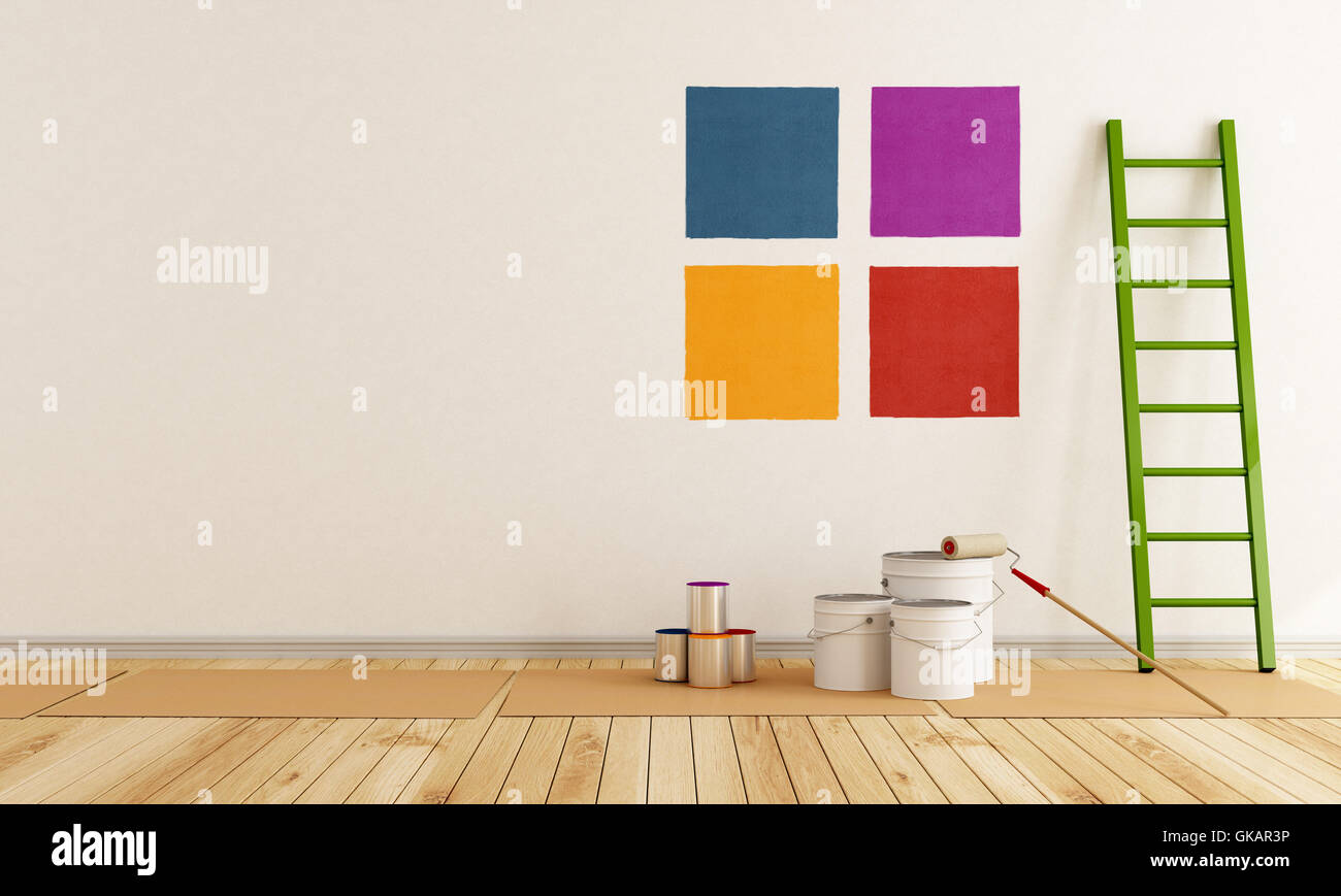 colour room interior Stock Photo - Alamy