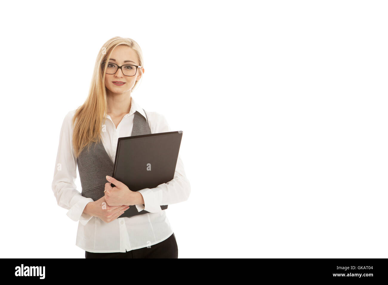 Happy office staff Cut Out Stock Images & Pictures - Alamy