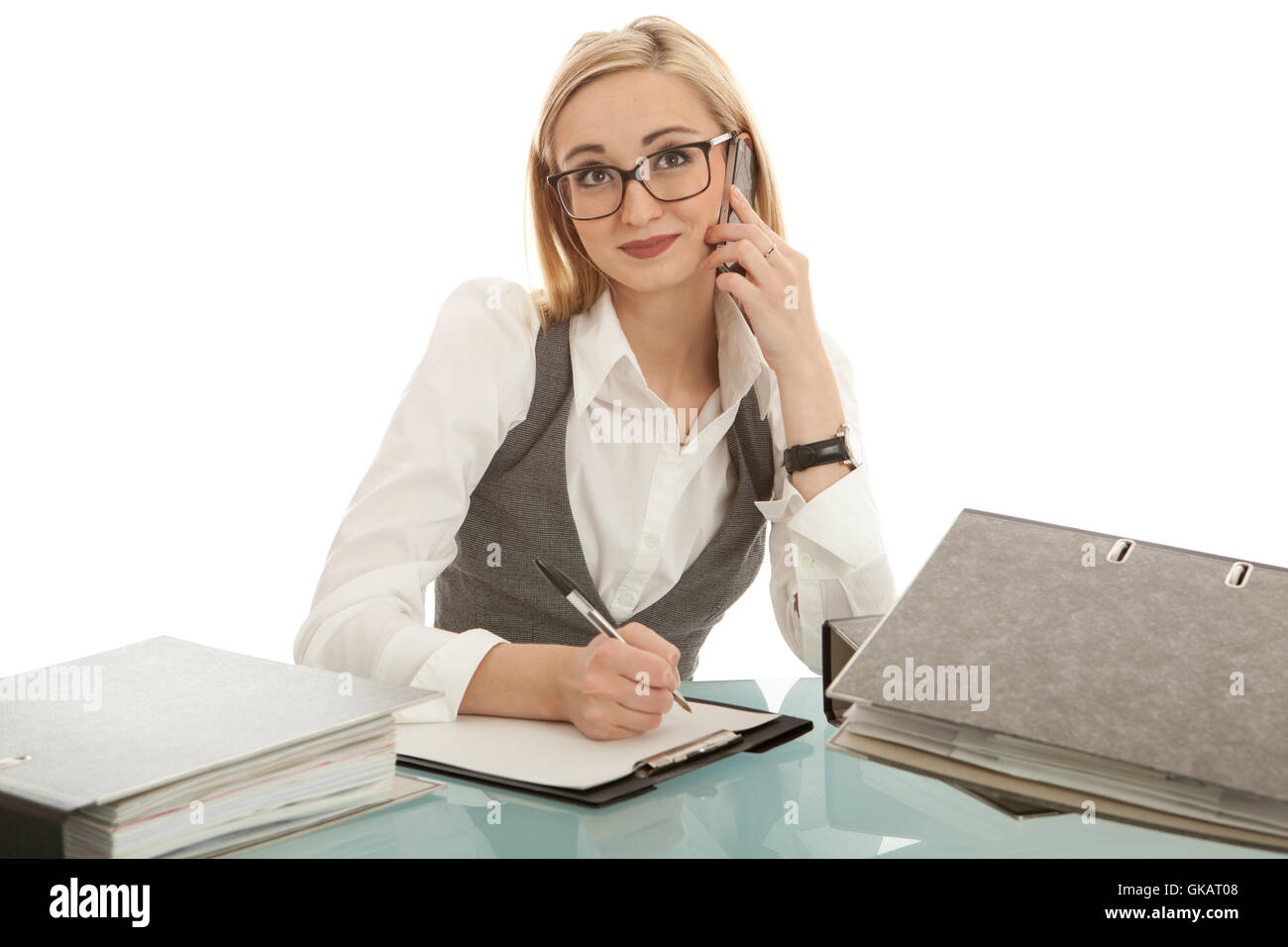 woman office job Stock Photo - Alamy