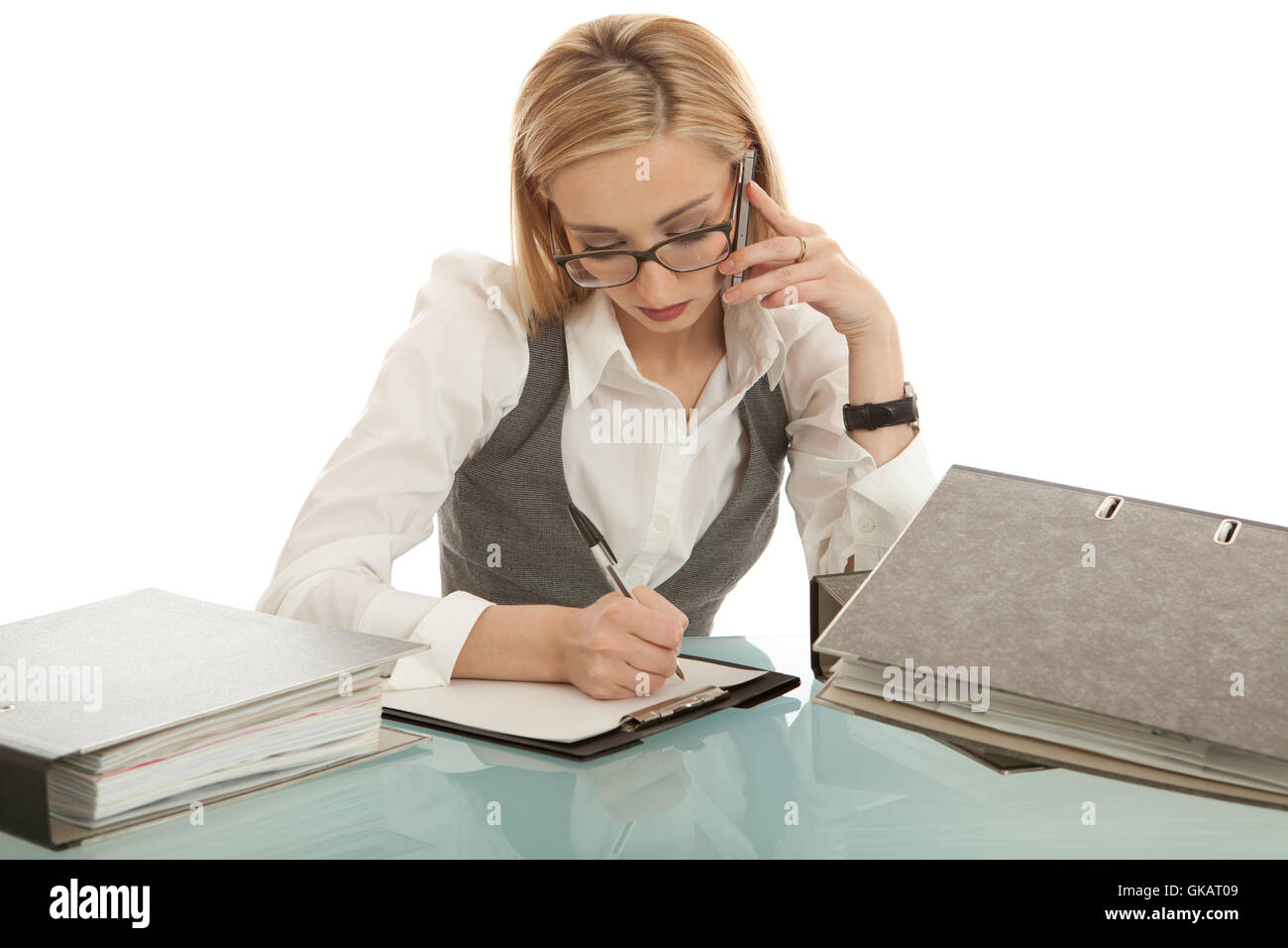 woman office job Stock Photo - Alamy