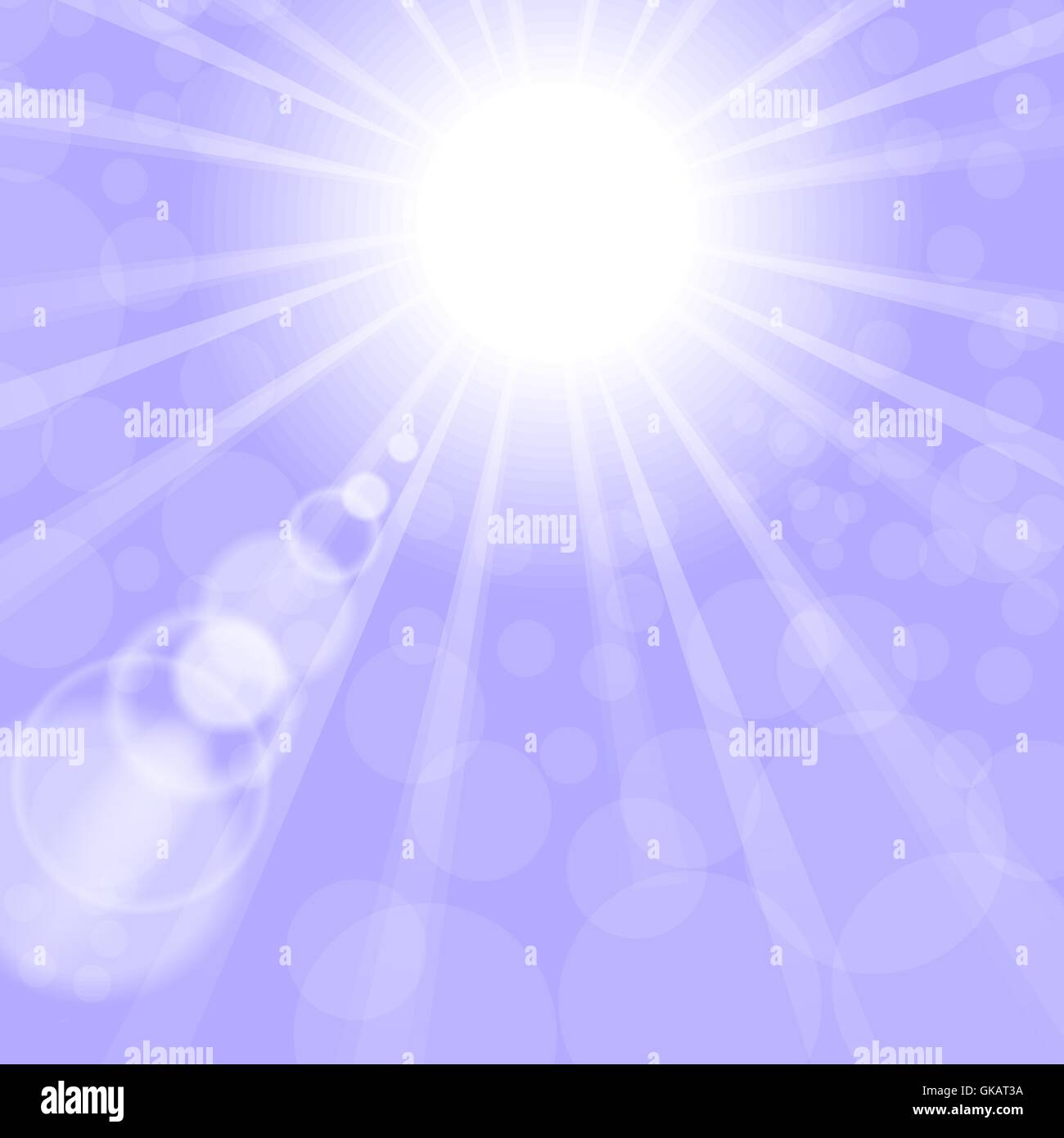 Abstract Sun Background. Blue Summer Pattern Stock Vector Image & Art ...