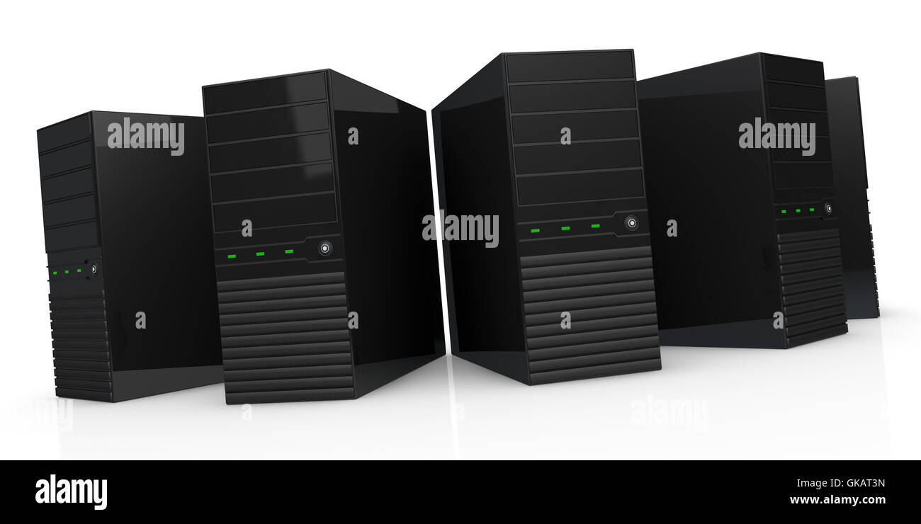 tower office PC Stock Photo - Alamy