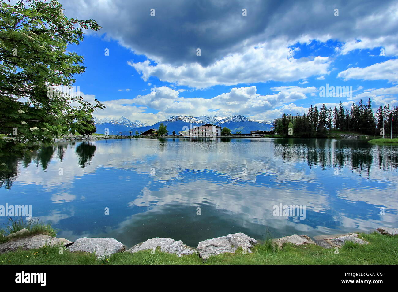 cloudy winter snow Stock Photo - Alamy