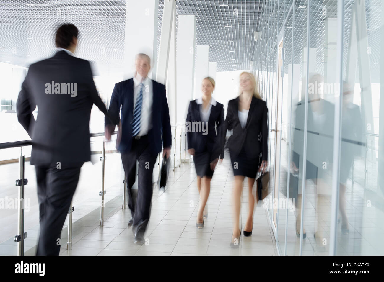 Woman hall office laugh hi-res stock photography and images - Alamy