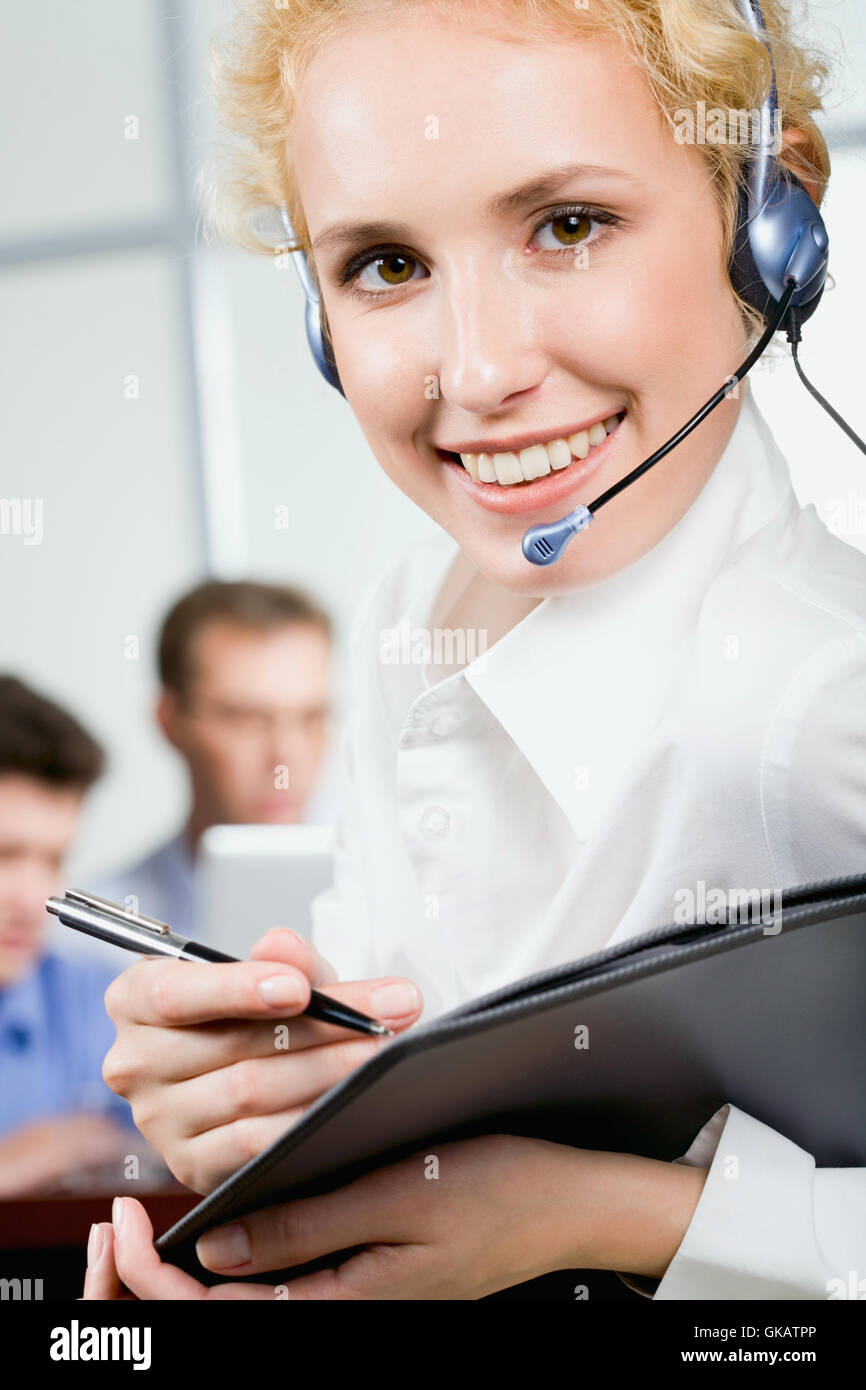 woman conversation telephone Stock Photo - Alamy