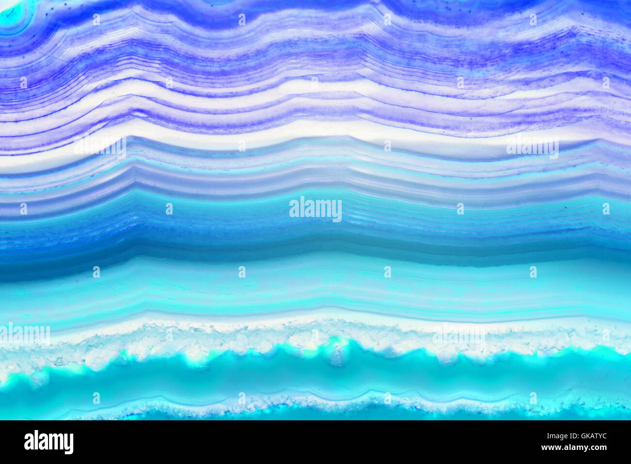 Abstract background - blue agate slice mineral Stock Photo - Alamy