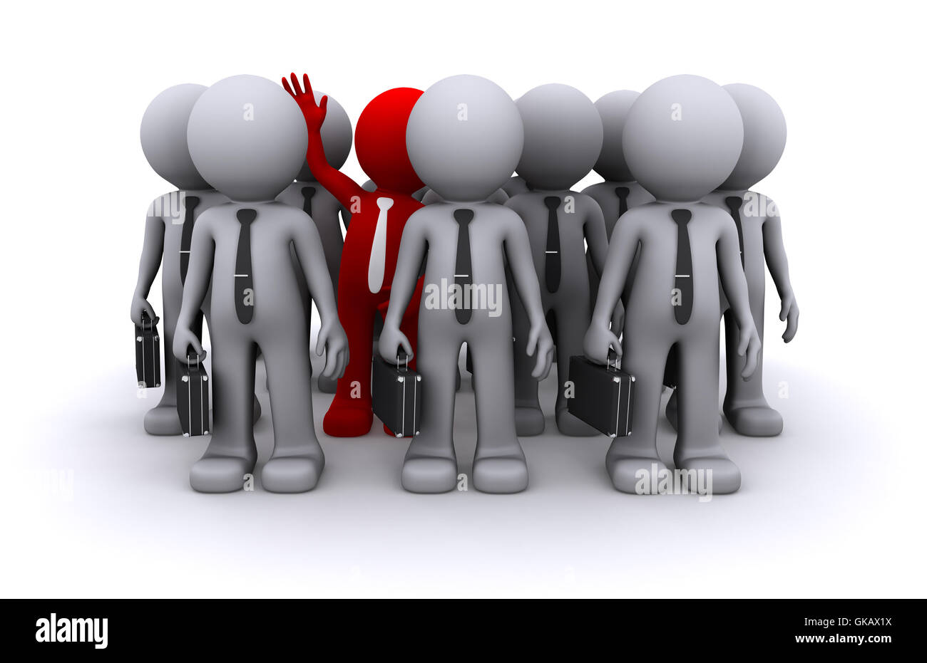 isolated leader captain Stock Photo - Alamy