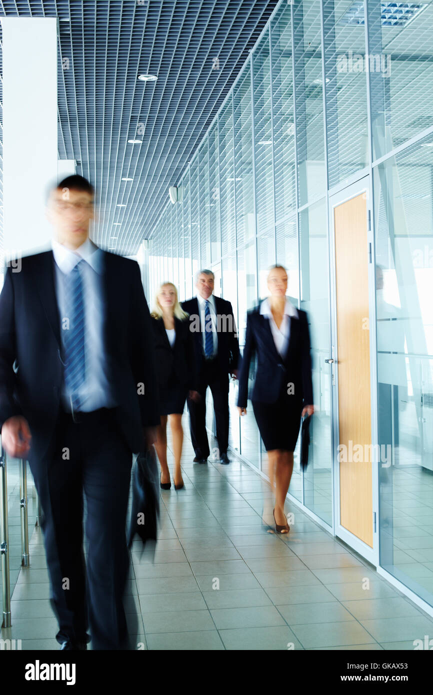 Woman hall office laugh hi-res stock photography and images - Alamy