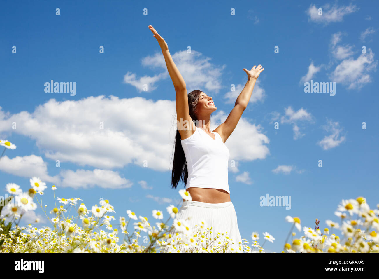 woman blue humans Stock Photo - Alamy
