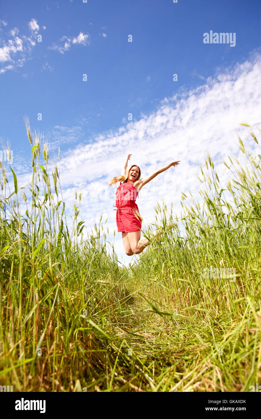 woman blue humans Stock Photo - Alamy