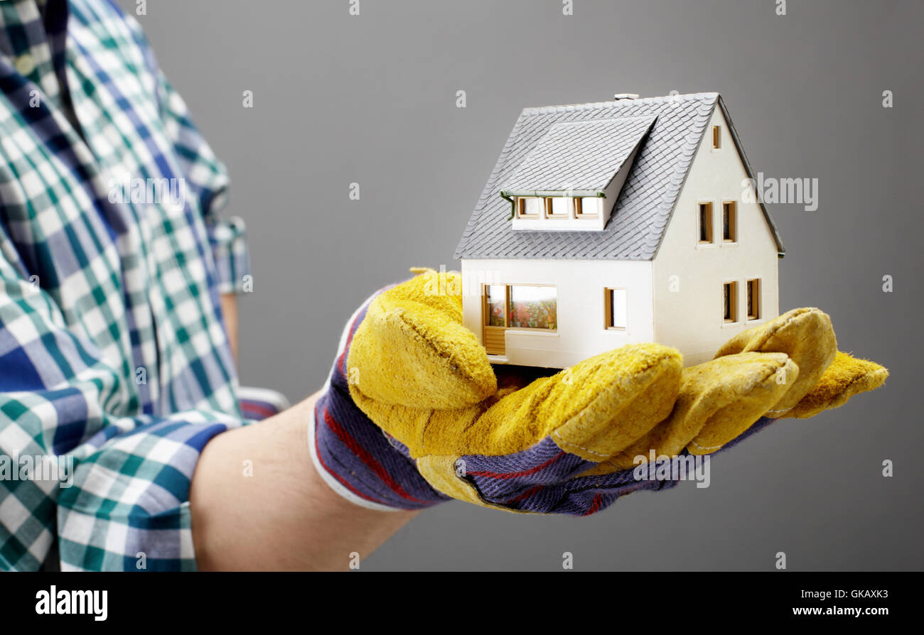house building finger Stock Photo - Alamy