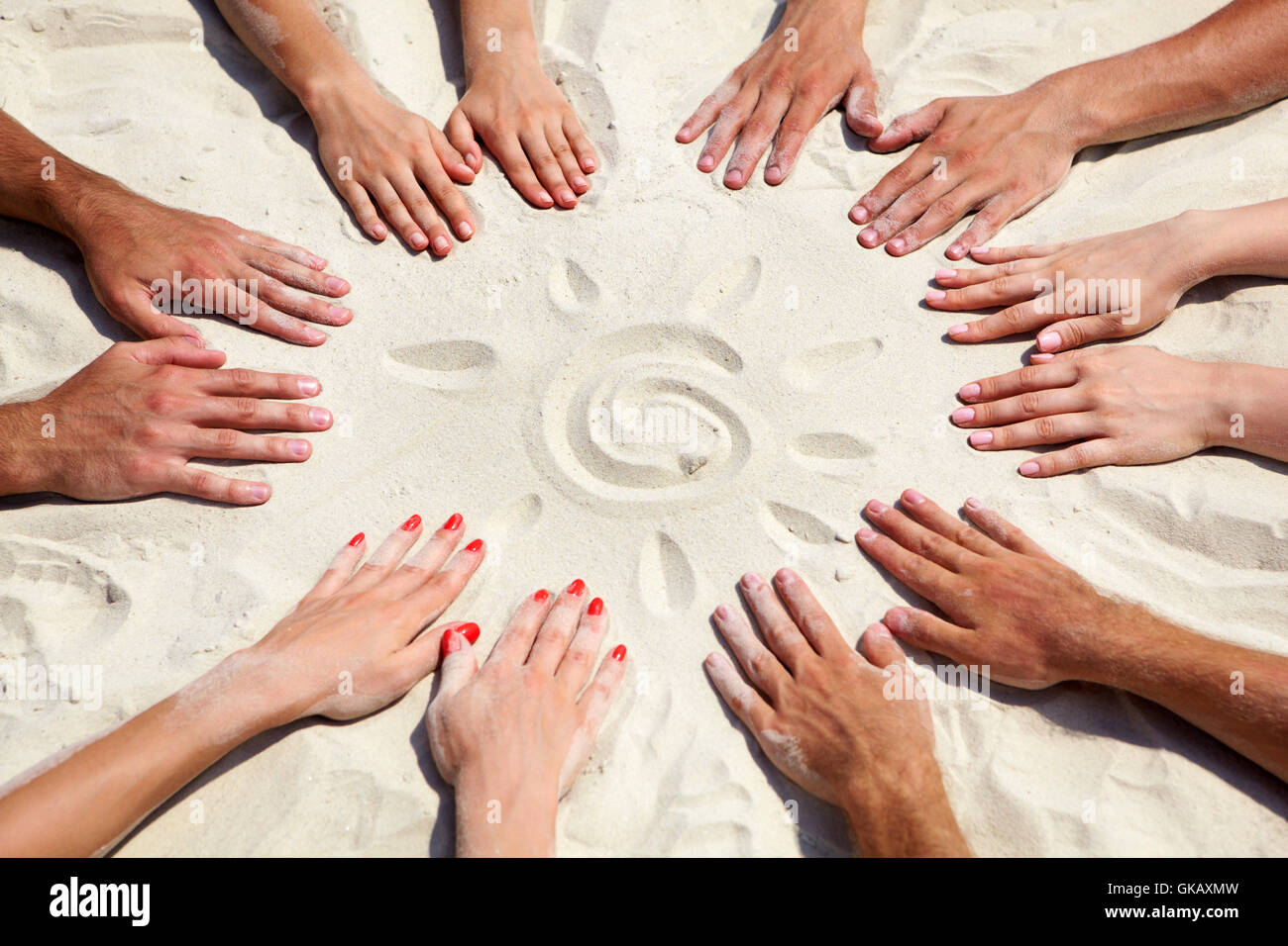 close hand friendship Stock Photo - Alamy