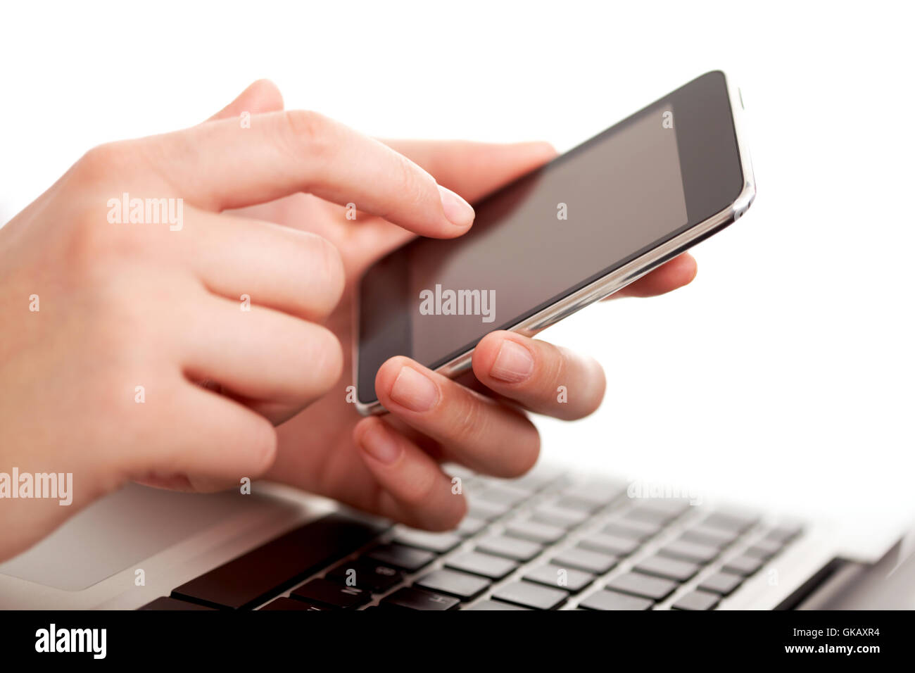 telephone phone hand Stock Photo - Alamy